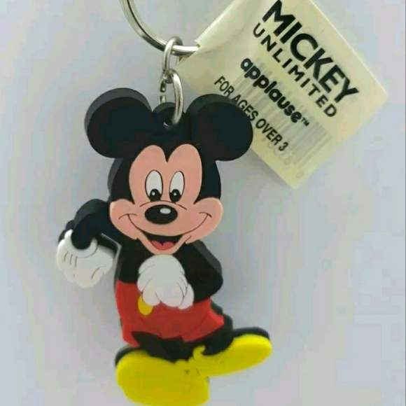 Disney | Accessories | Mickey Mouse Vinyl Keychain Vtg | Poshmark
